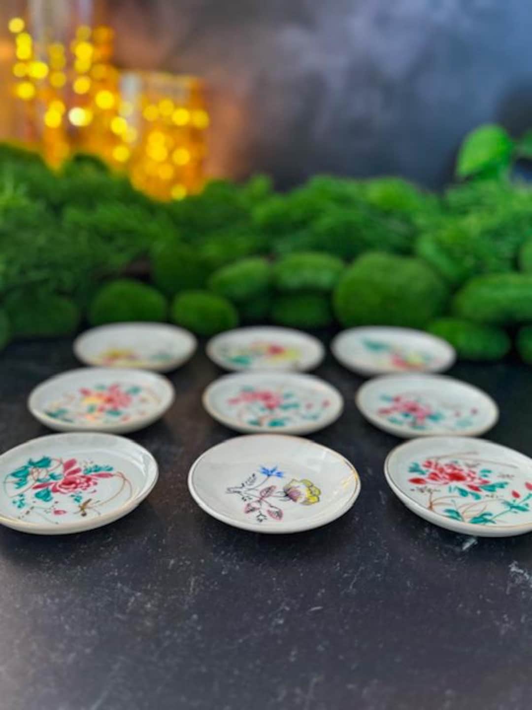 Set of Miniature Porcelain Dishes - Etsy