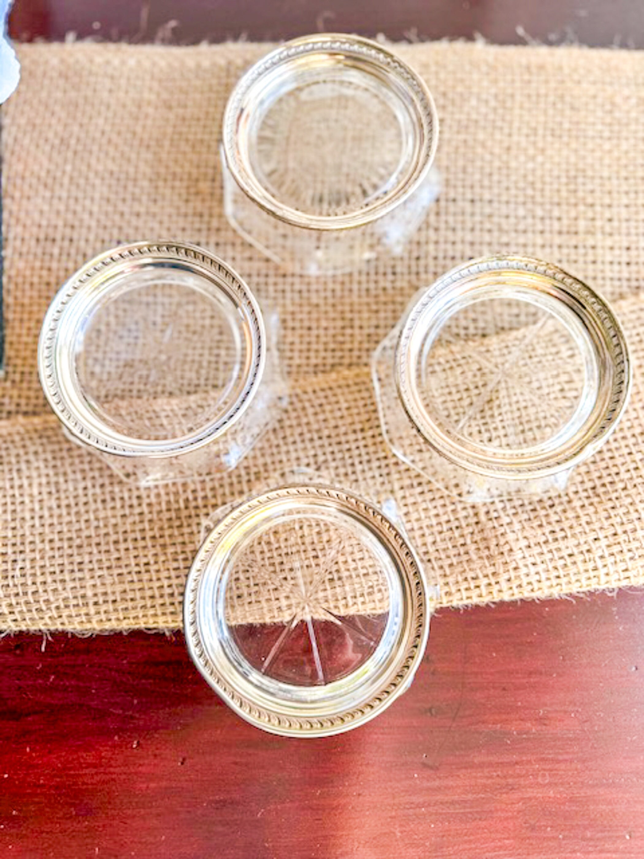 Rare Cambridge Chantilly Glass & Sterling Silver Coasters - Etsy