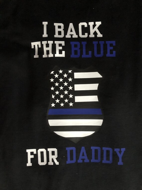 Back the Blue Tshirt | Etsy