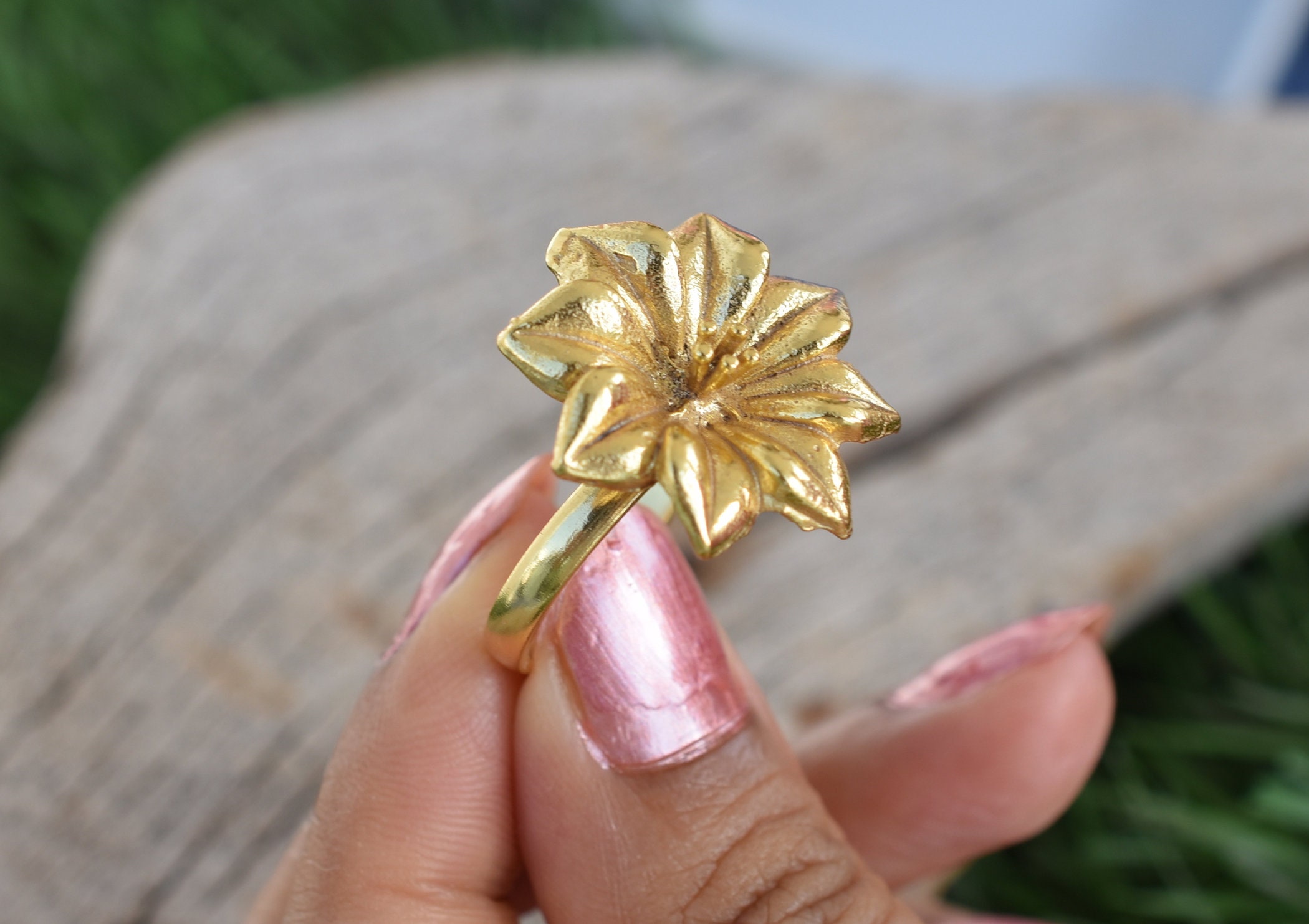 Gold Rings Personalized gifts Bridal Ring Engagement | Etsy