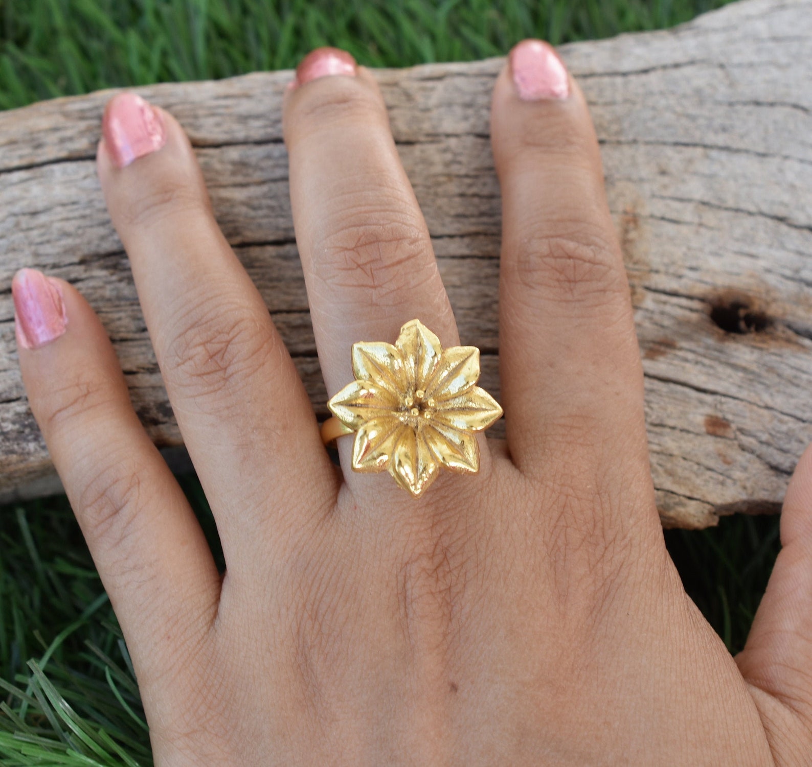 Gold Rings Personalized gifts Bridal Ring Engagement | Etsy