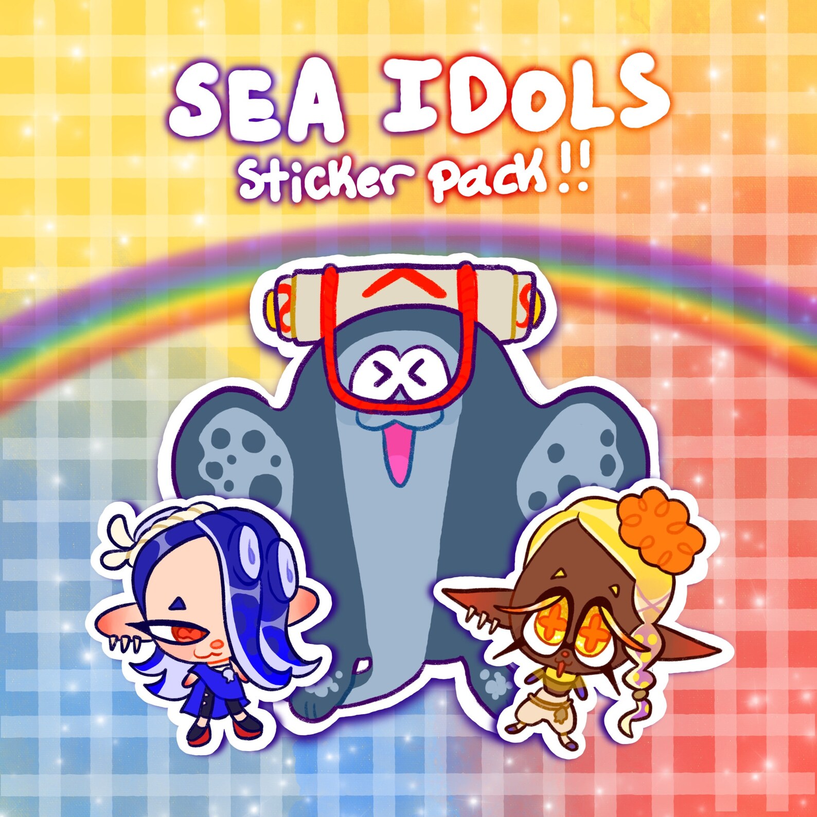 Splatoon Idols Sticker Pack - Etsy