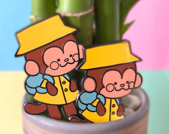 Monkey Pin | Etsy