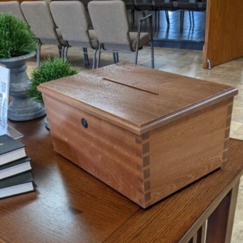 Tithe and Offering Box - Etsy