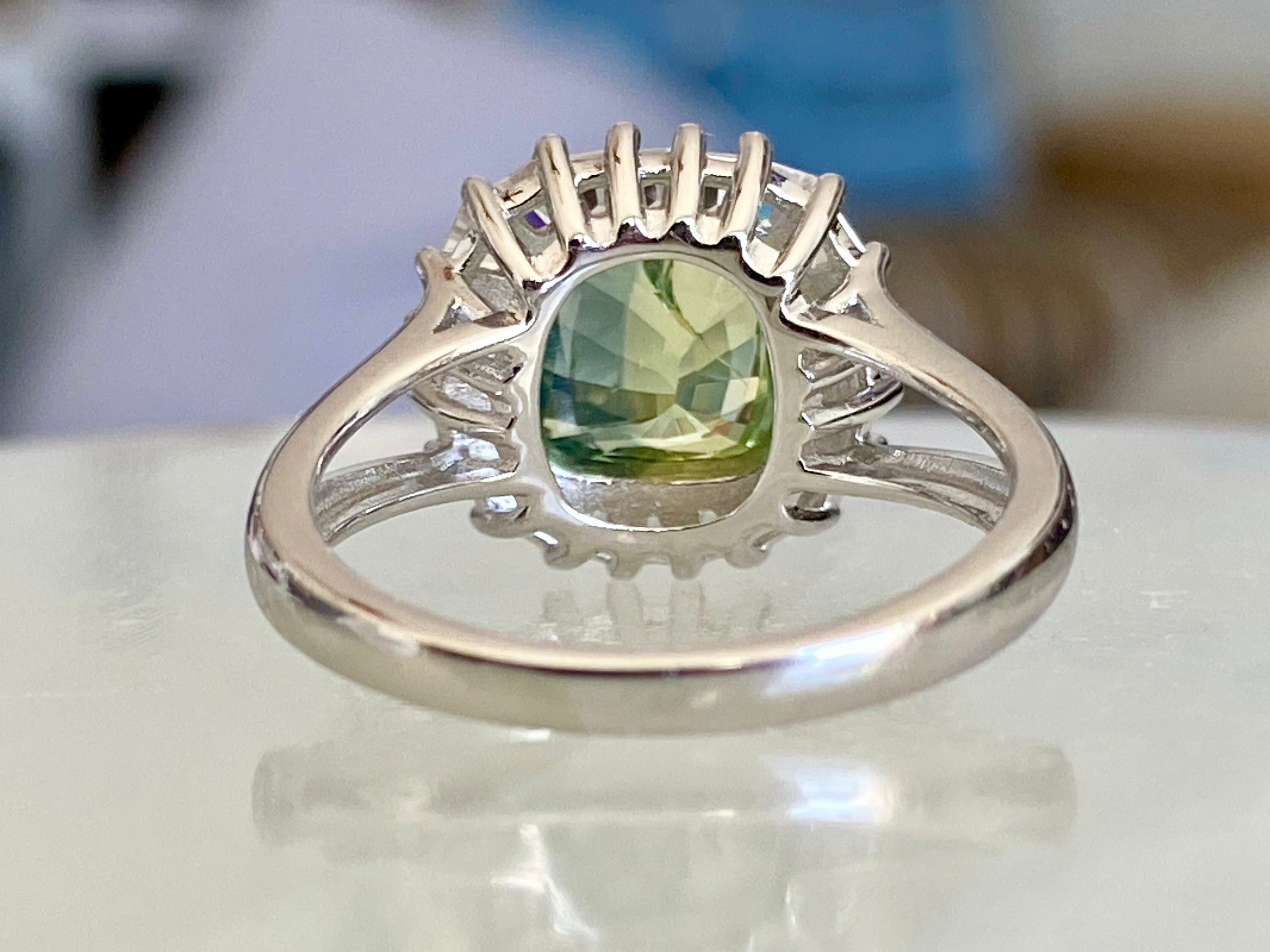 Beautiful 2.02CT 100% Natural Bi-color Ceylon Sapphire & Topaz - Etsy