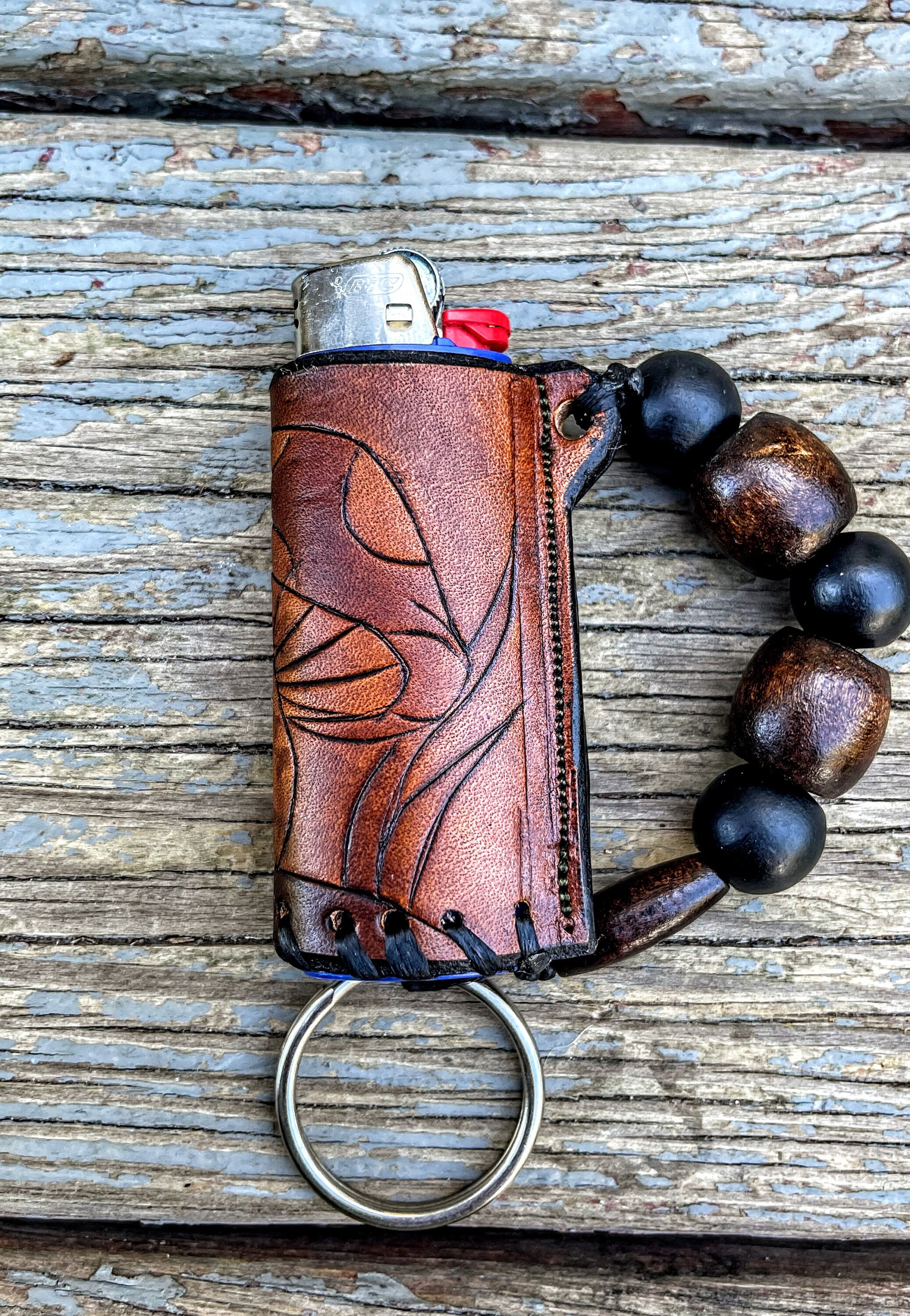 Tooled Leather Lighter Skin. - Etsy