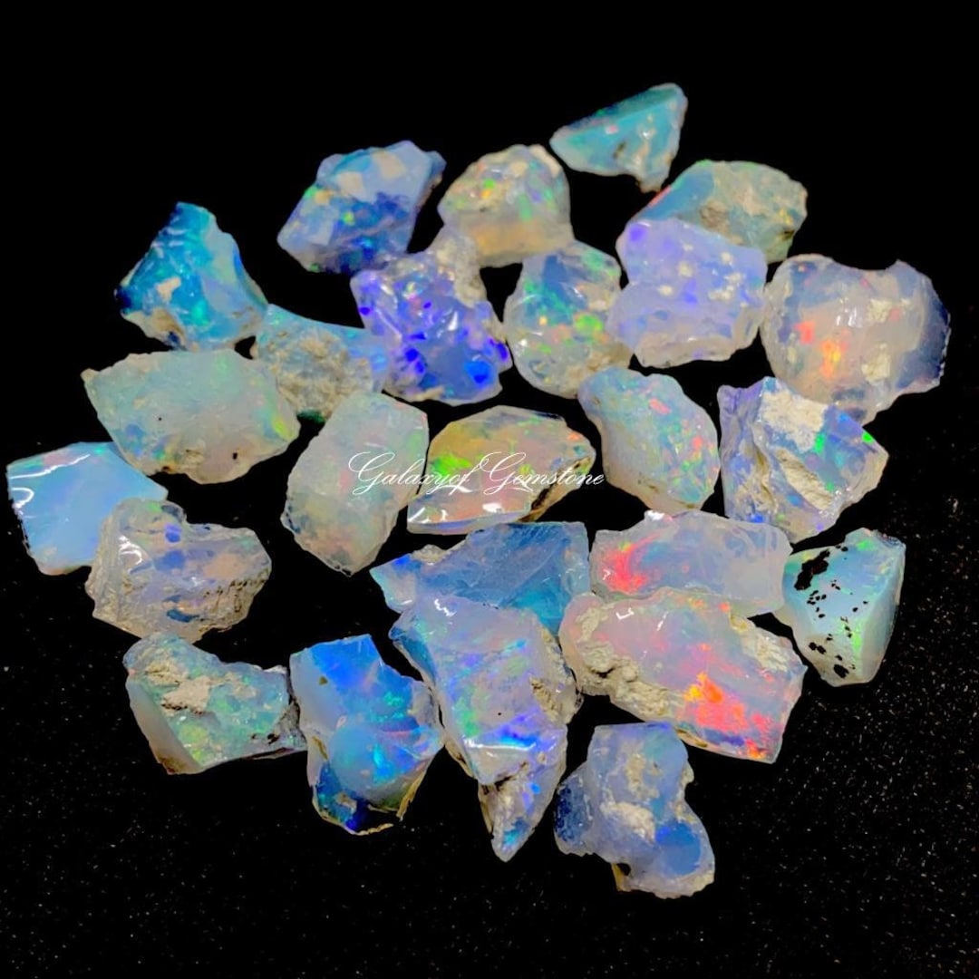 White Opal Raw Crystals Bulk Raw Opal Rough Opal Welo Opal AAA Grade ...