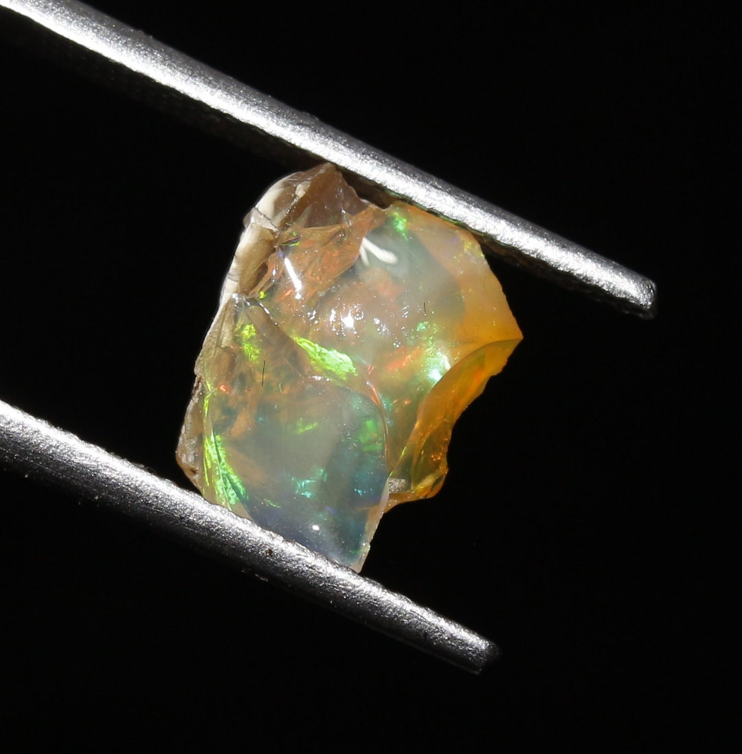 2.00 Carat 10x10 MM Raw Opal Stone / Opal Rough Gemstone / Loose ...