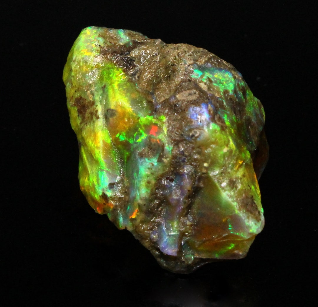 68.00 Carat Lot Natural Fire Opal Rough Top Quality Genuine Ethiopian ...