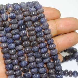 Tanzanite Carved Watermelon Shape Beads 7mm to 8mm Tanzanite Carving ...