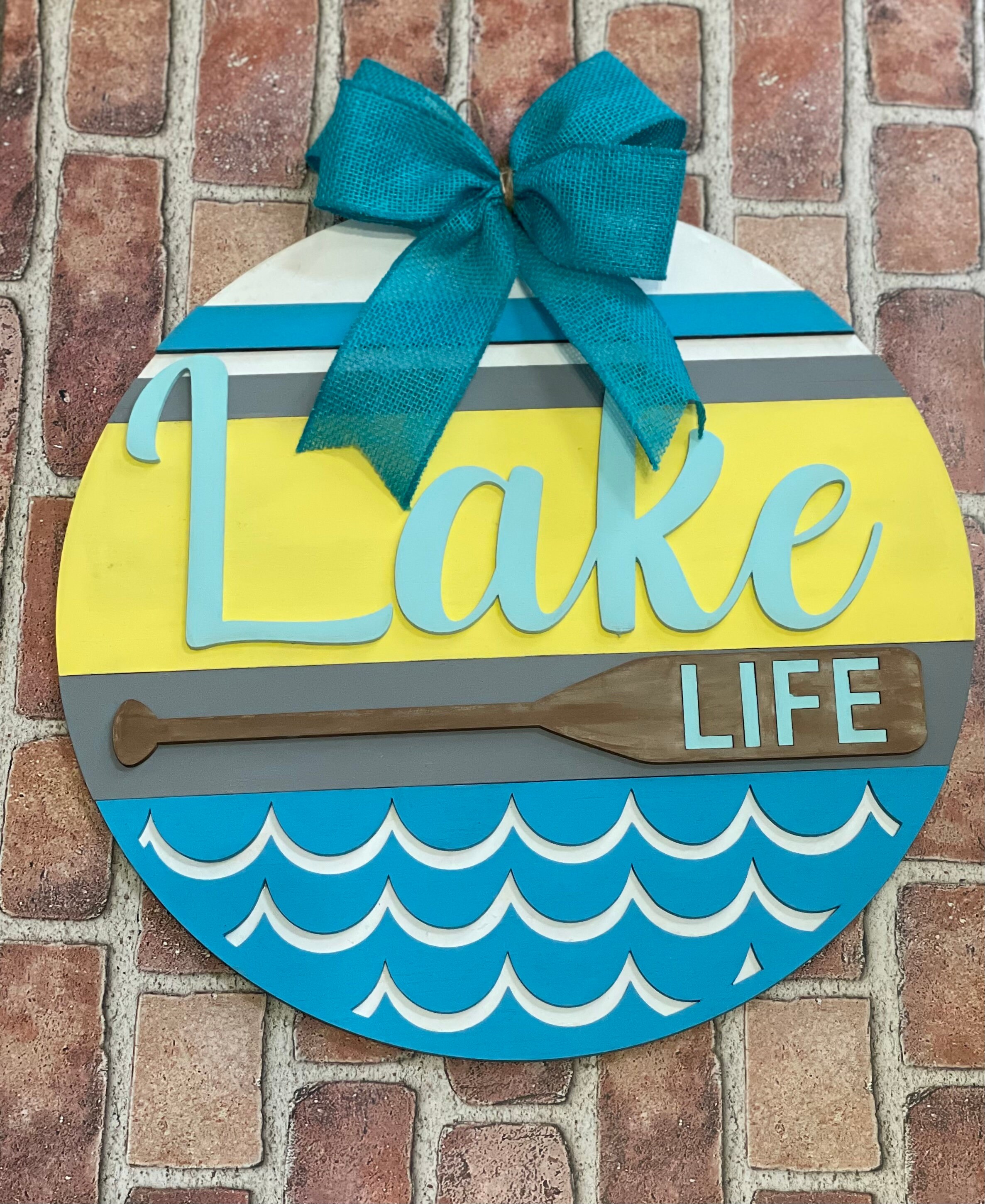 Lake Life Door Hanger - Etsy