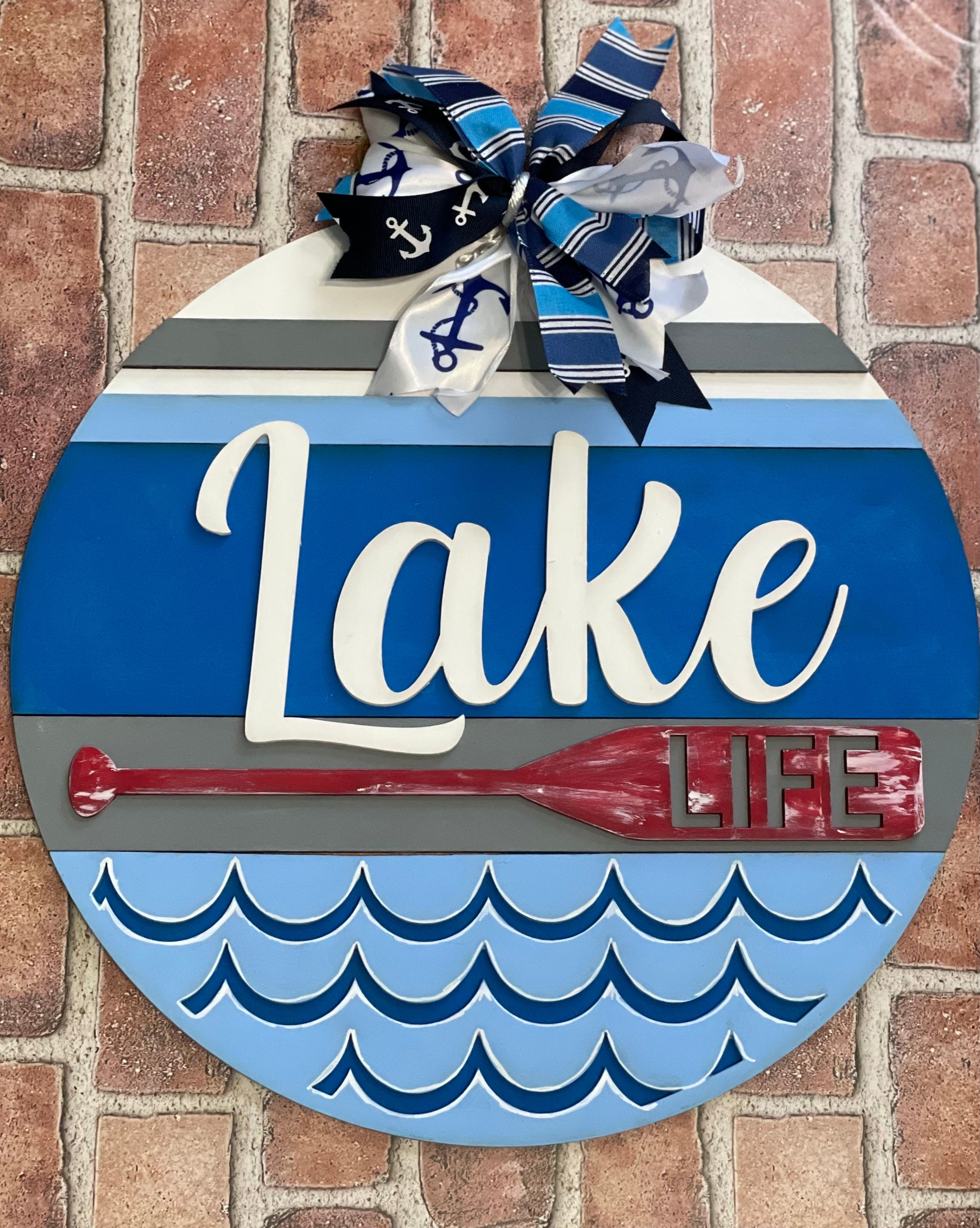 Lake Life Door Hanger - Etsy