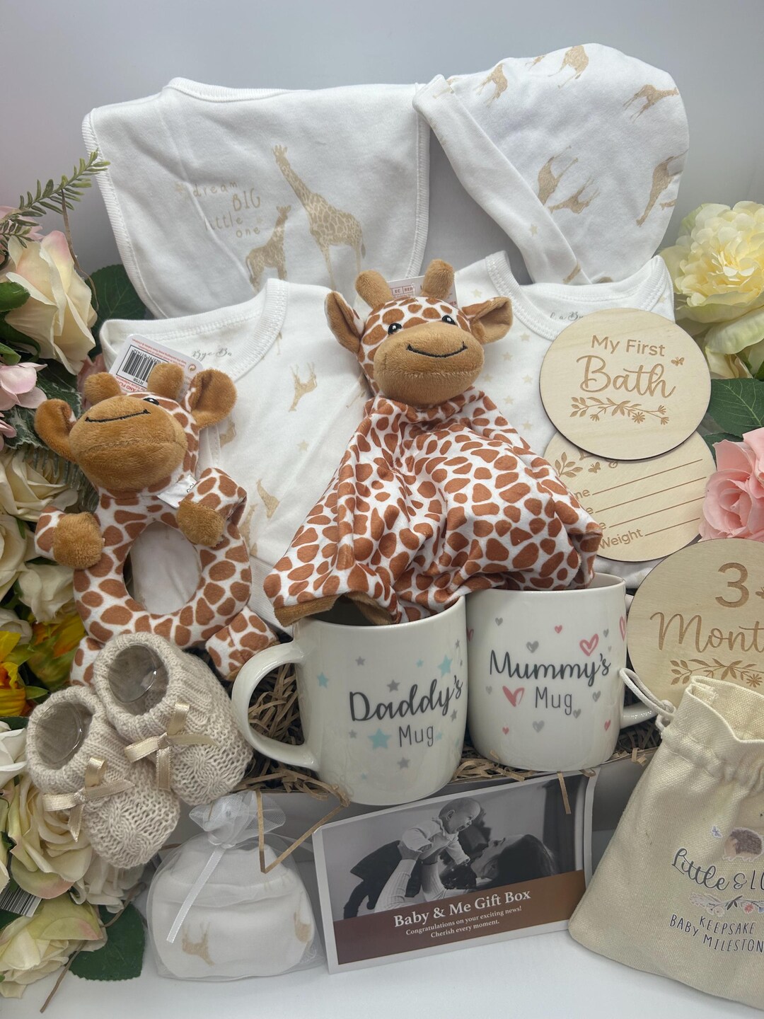 New Safari Baby Hamper. New Parent Gift Box, New Baby Gift, Unisex Baby ...