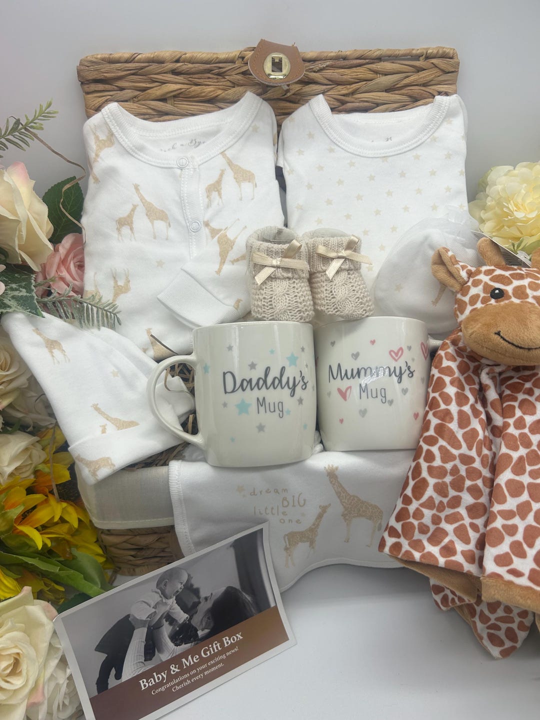 New Safari Luxury Baby Hamper. New Parent Gift Box, New Baby Gift ...