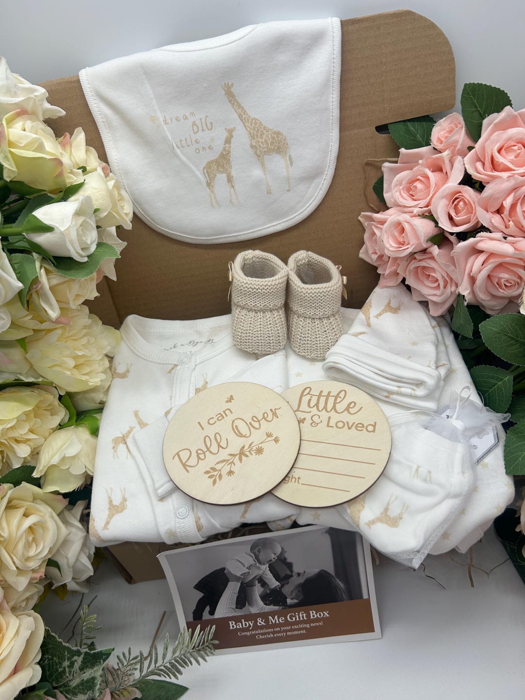 New Safari Baby Hamper. New Parent Gift Box, New Baby Gift, Unisex Baby ...