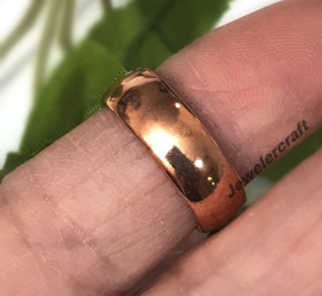 Handmade Copper Ring Copper Band Ring Solid Pure Copper Ring ...