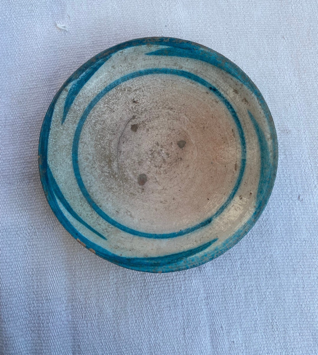 24 Cm Antique Ceramic Plate, Antique Ceramic Clay Bowl,gift Decorative ...