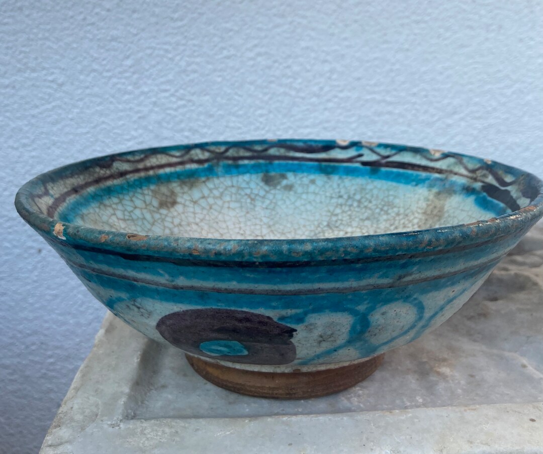Antique Ceramic Clay Bowl,24 Cm ,antique Ceramic Bowl,gift Decorative ...