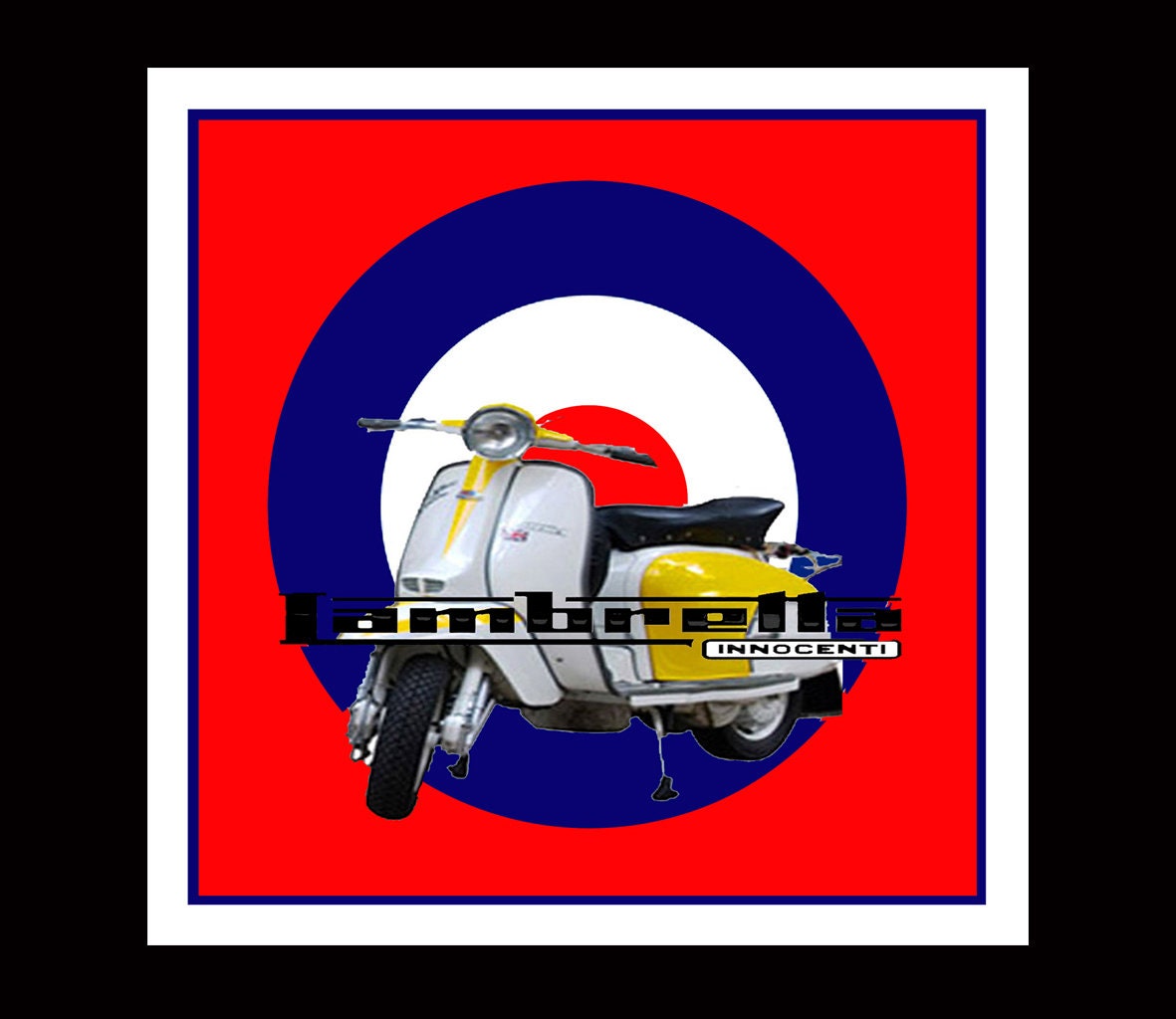 Northern Soul Memorabilia Lambretta Mod Target Greeting Card - Etsy