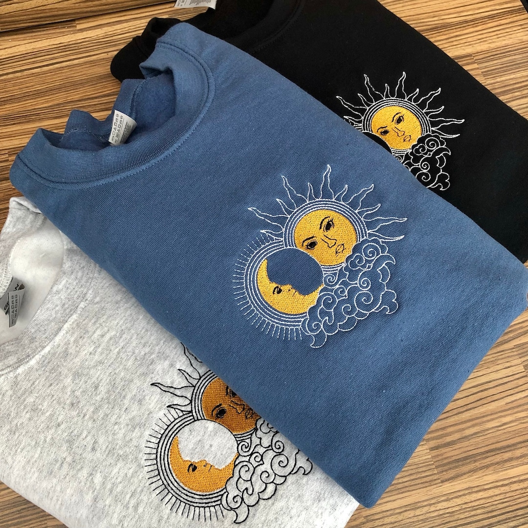 Sun and Moon Sweatshirt - Etsy
