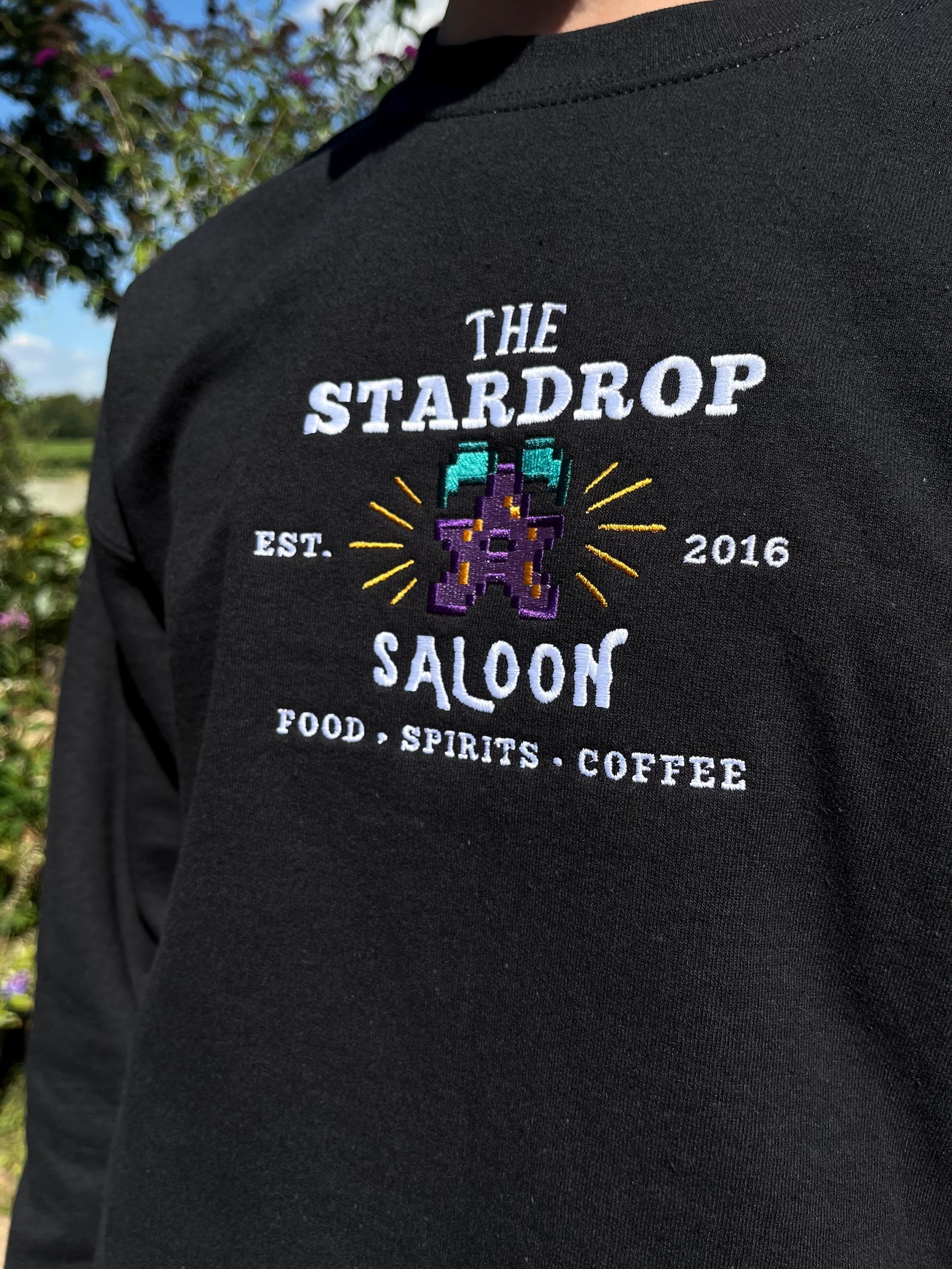 The Stardrop Saloon Sweatshirt | Cozy Gaming Gift | Stardew Valley ...