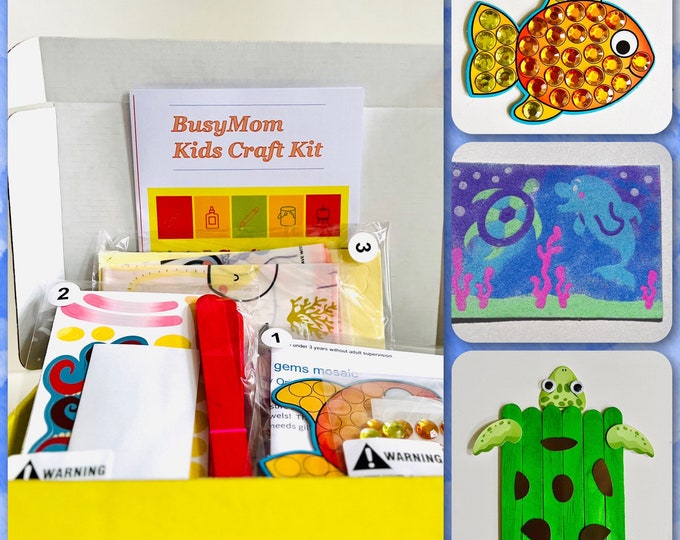 Kids Craft Box sea the Fun Jr., Diy,craft Box,craft Activity for Little ...