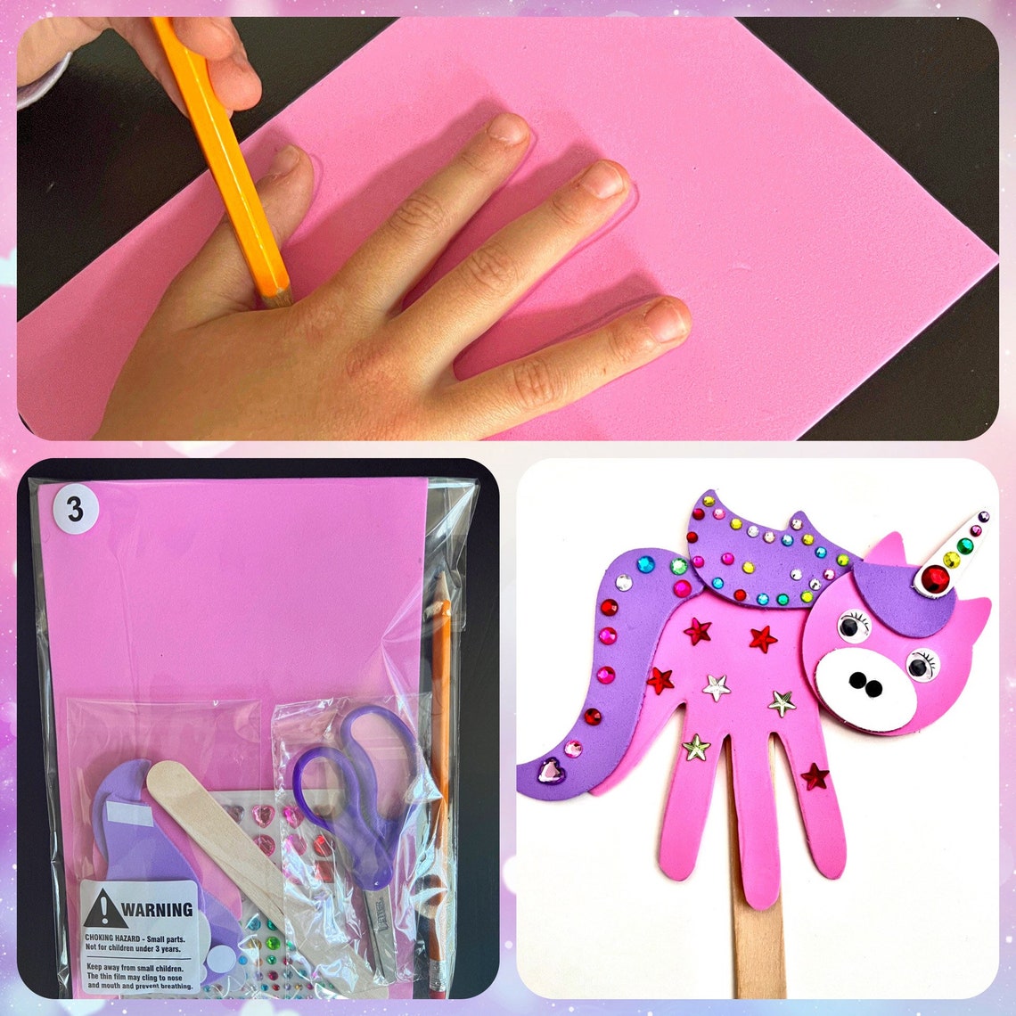 Kids Craft Box Mini Uni-verse,diy,craft Box,craft Activity for Kids 3-7 ...