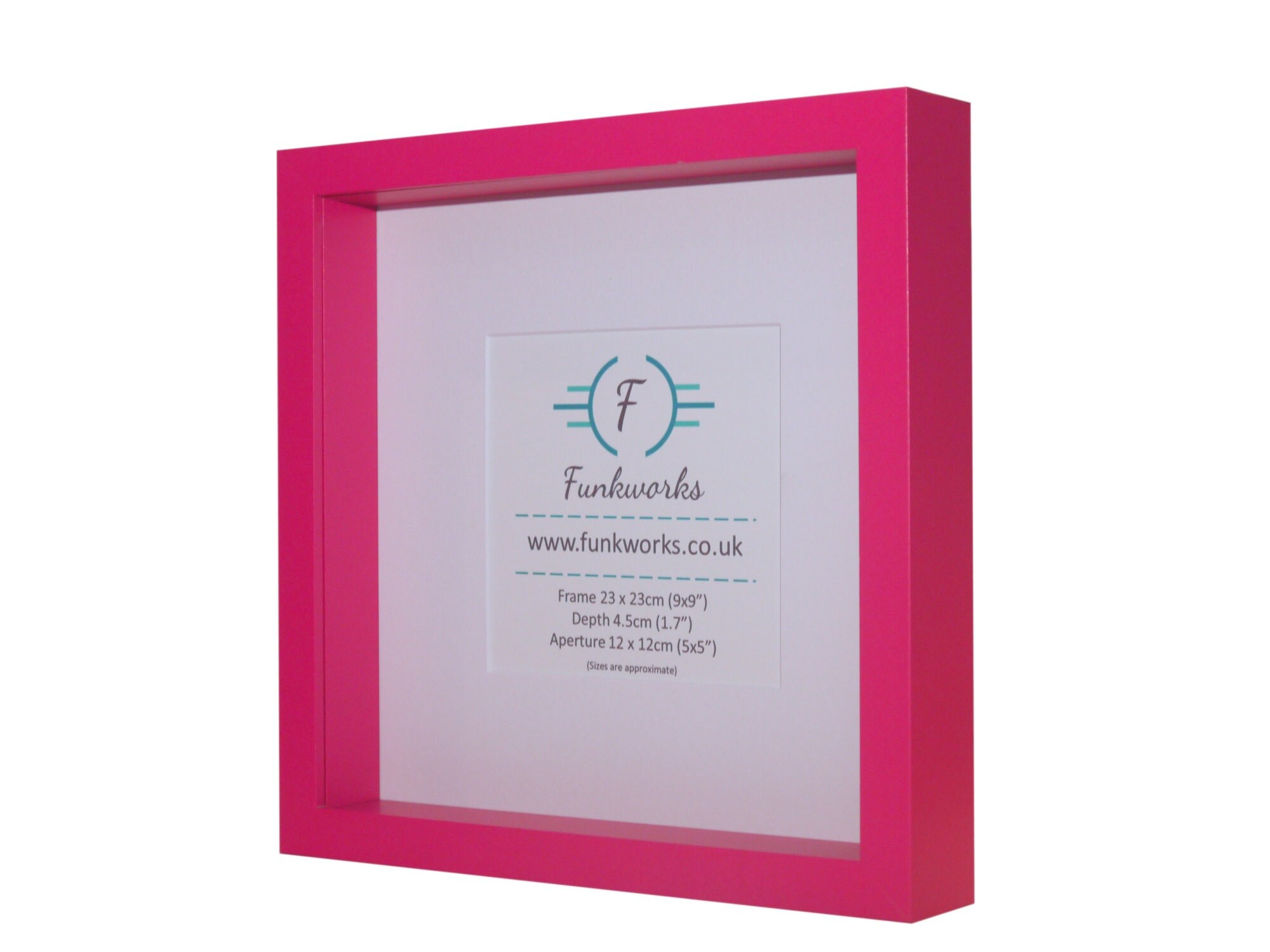 Deep Photo Frame Picture Display Square Box 3D 23x23cm 9x9in Like Ribba ...