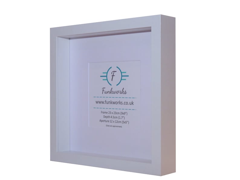 Deep Photo Frame Picture Display Square Box 3D 23x23cm 9x9in Like Ribba ...