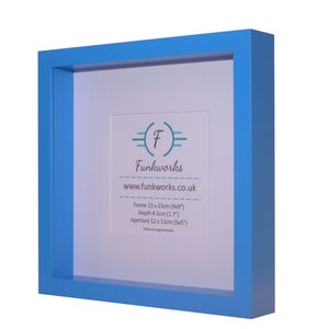 Deep Photo Frame Picture Display Square Box 3D 23x23cm 9x9in Like Ribba ...