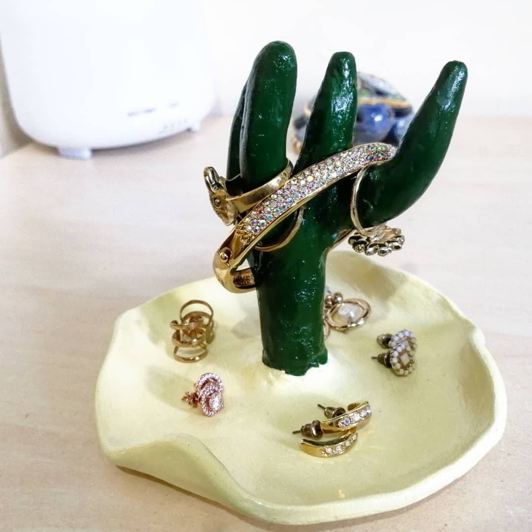 Cactus Jewellery Holder - Etsy UK