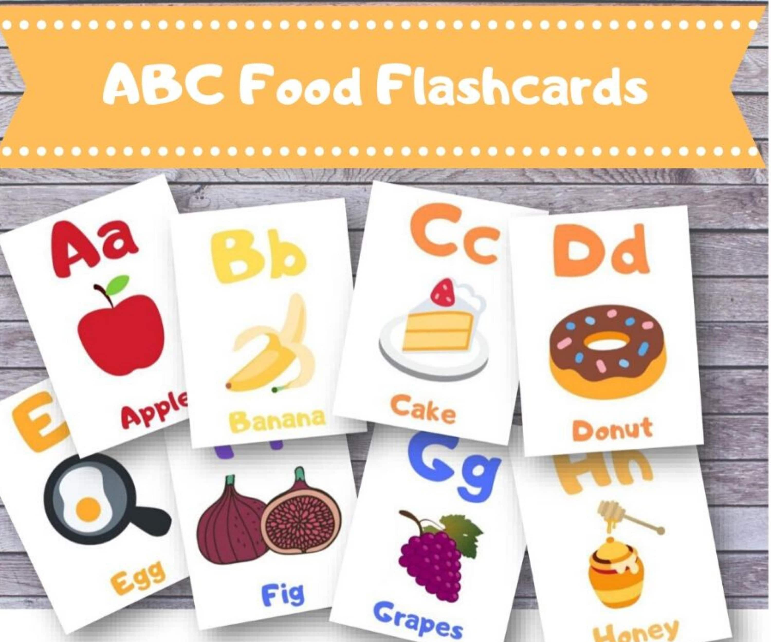Abc Food Flashcards at Thomas Campion blog