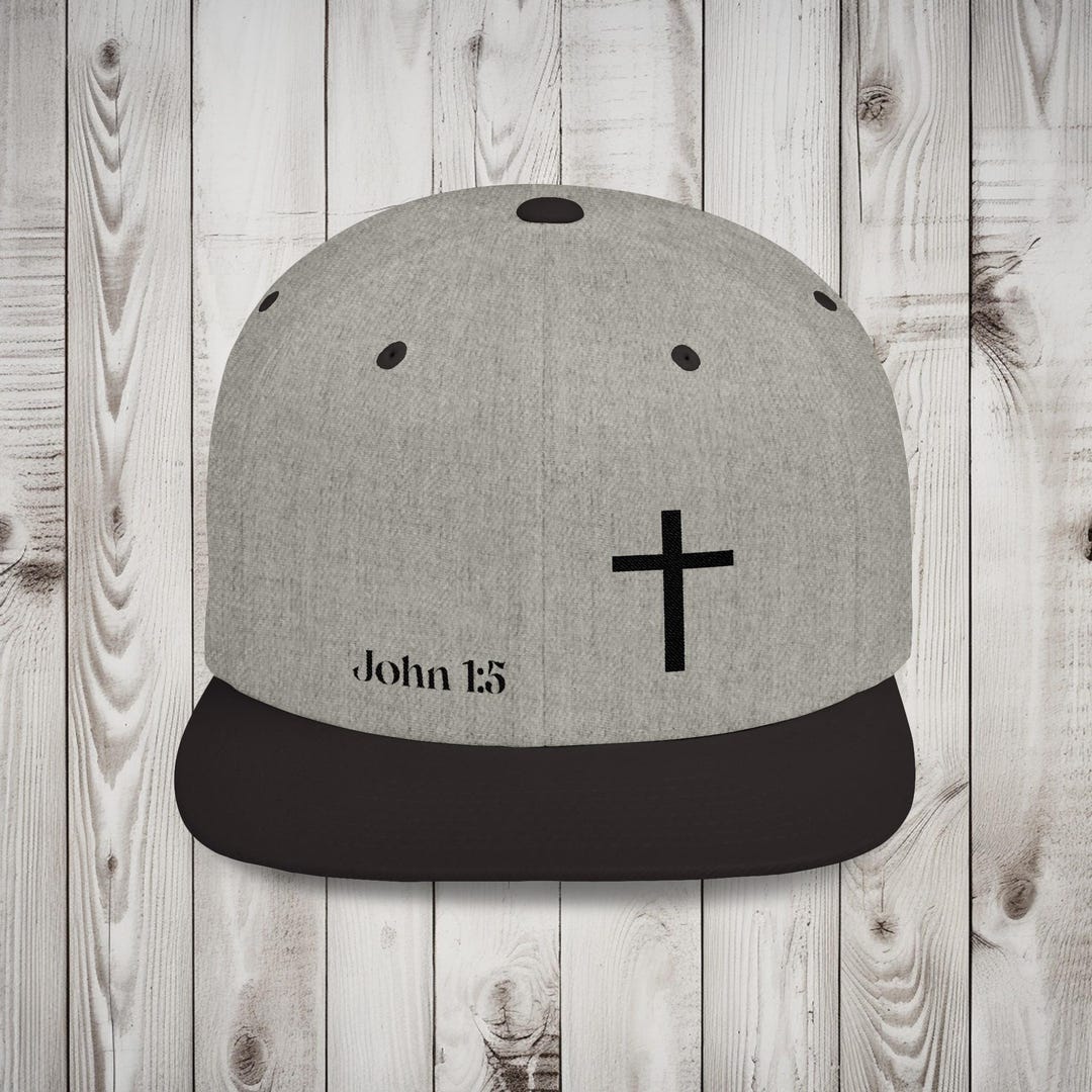 Christian Streetwear Snapback Hat Christian Merch Bible Verse Cap Teen ...
