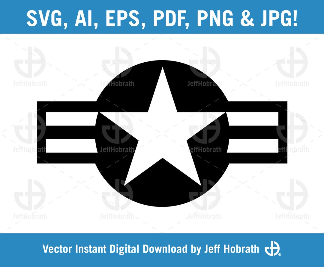 U.S. National Military Aircraft Roundel Isolated Vector Illustration ...