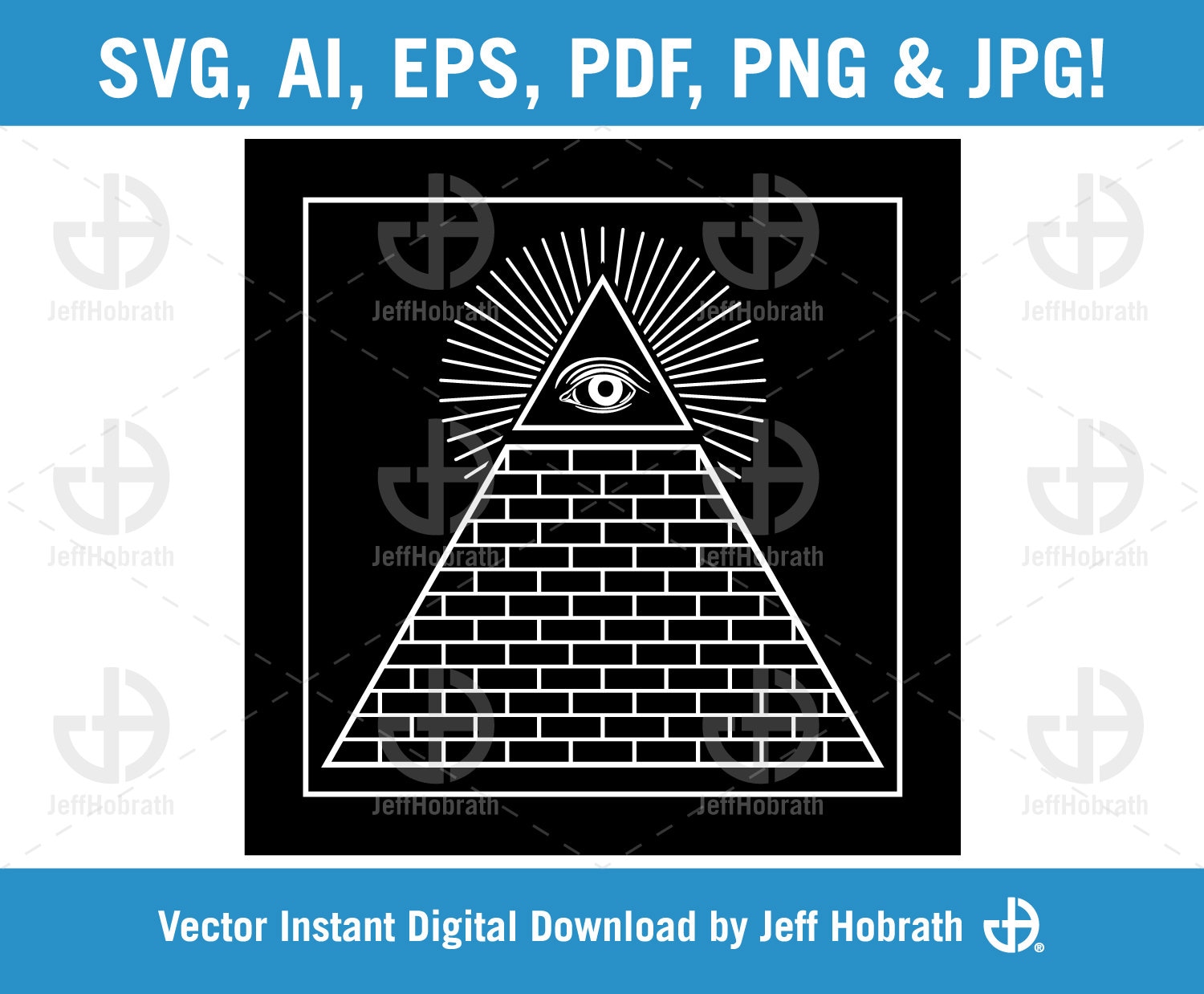 Dollar Bill Pyramid Vector