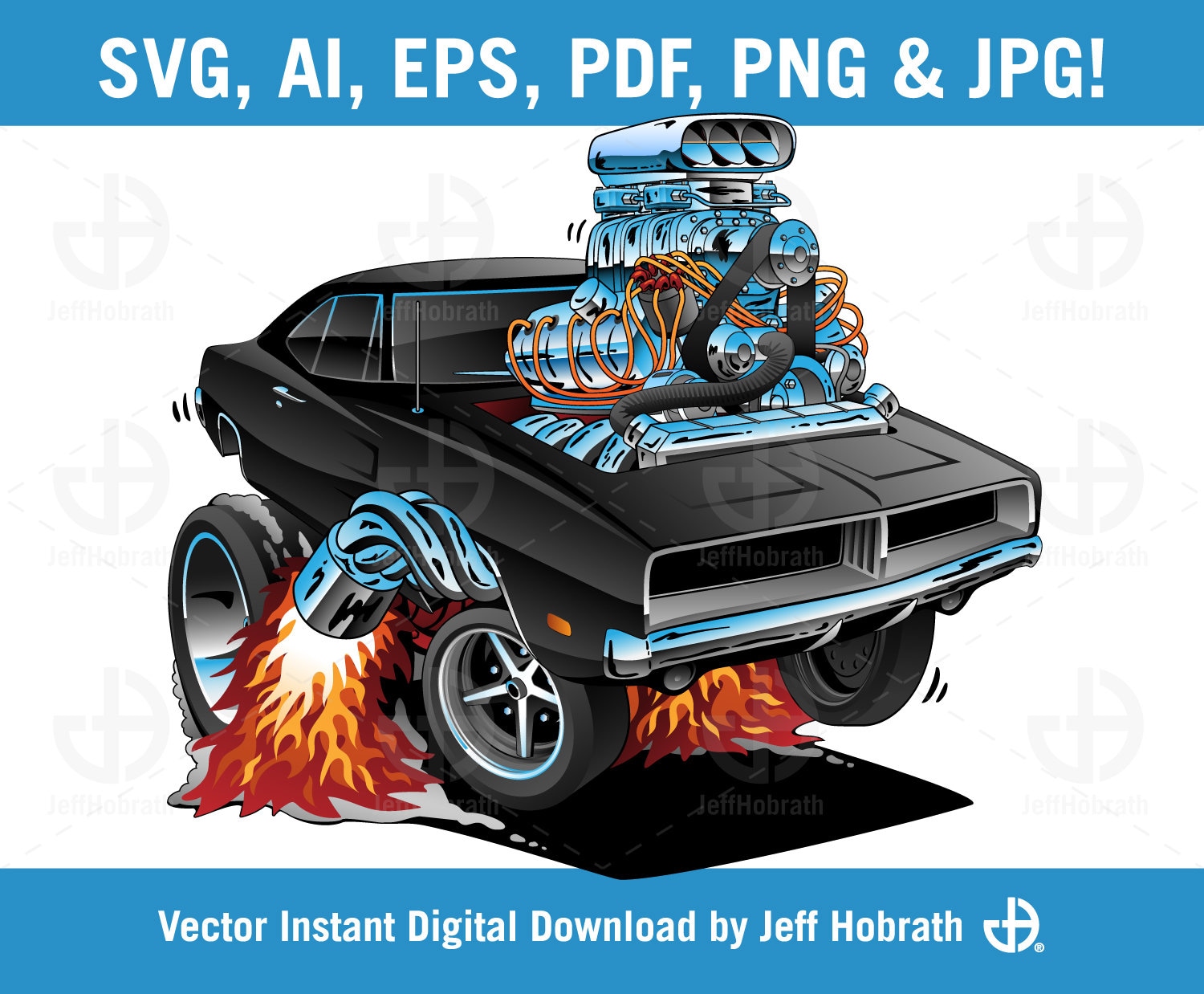 69 Charger With Blower Wheelie