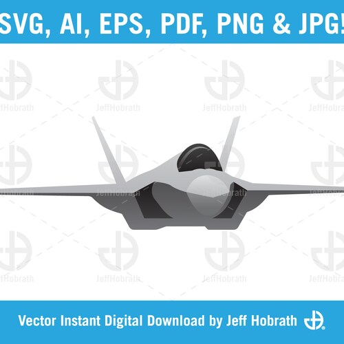 F-35 Lightning II Military Fighter Jet Aircraft Top View - Etsy