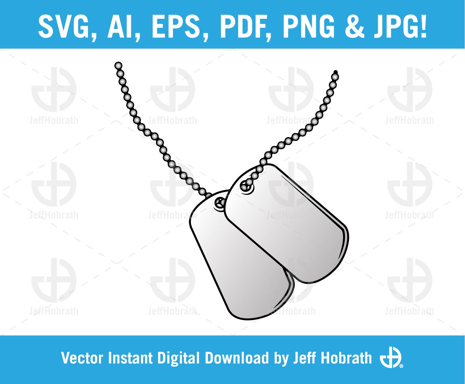 Blank Military Dog Tags