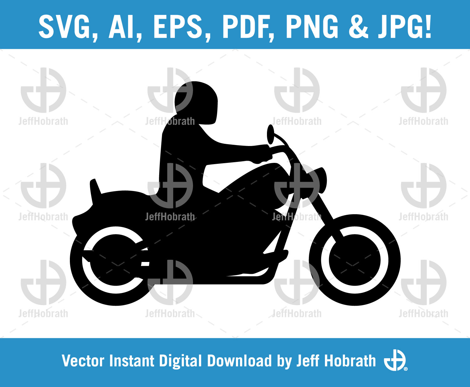Motorcycle Rider Silhouette Isolated Vector Illustration Digital ...