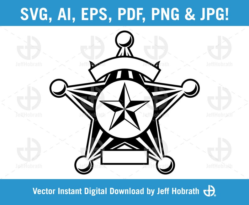 Sheriff Police Security Law Enforcement Star Shaped Badge | Etsy