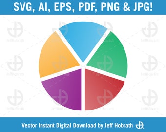 Pie Chart SVG. Spinners Set. Spinners Vector Clipart Set. Pie - Etsy