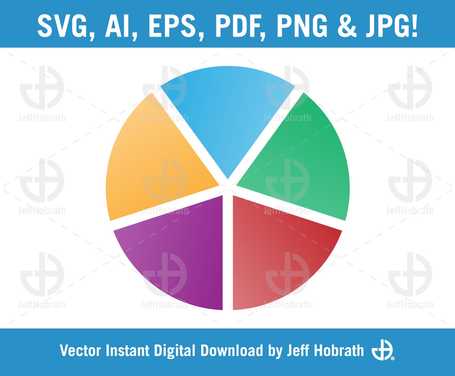 Pie Chart 5 Piece Color Pie Chart in Yellow, Blue, Green, Red, and ... Pie Chart 5 Piece Color Pie Chart in Yellow, Blue, Green, Red, and ...