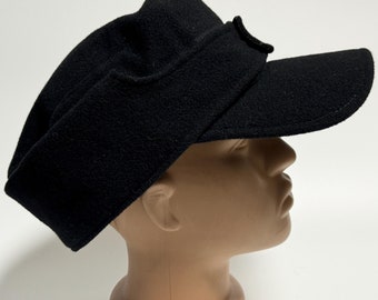 German Military Cap, Army Visor Cap, Austrian Uniform Hat With Ear ...