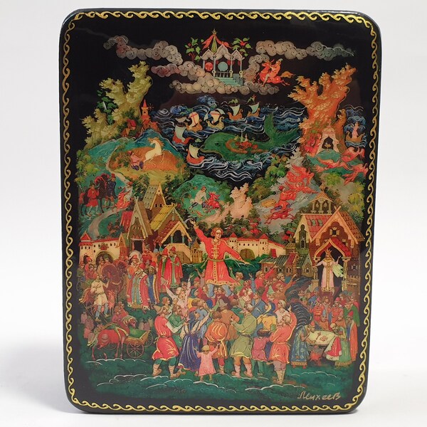 Russian Lacquer Box - Etsy