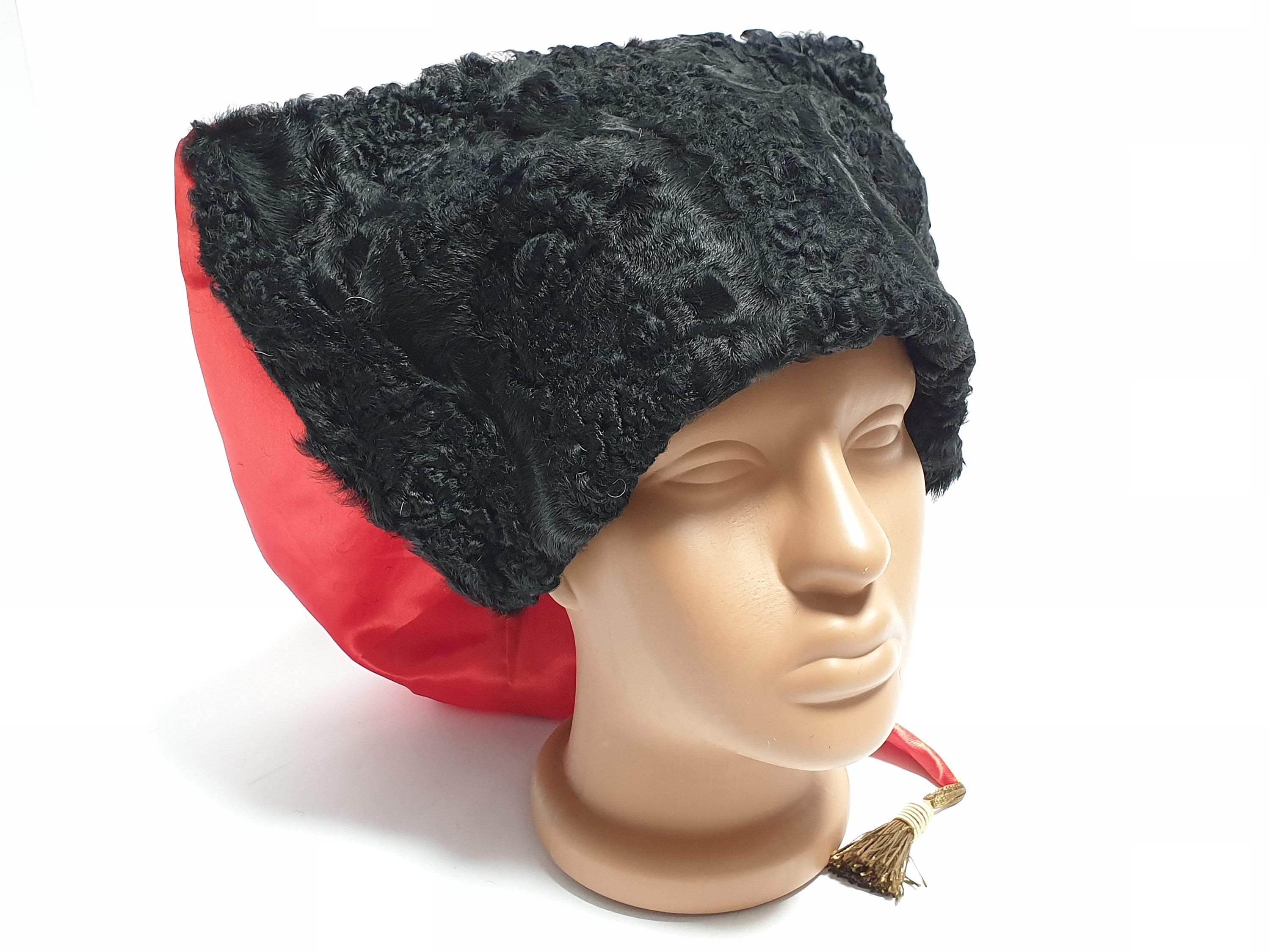 Russian Papakha Kubanka Cossack Hat ELITE Real Fur Astrakhan - Etsy ...