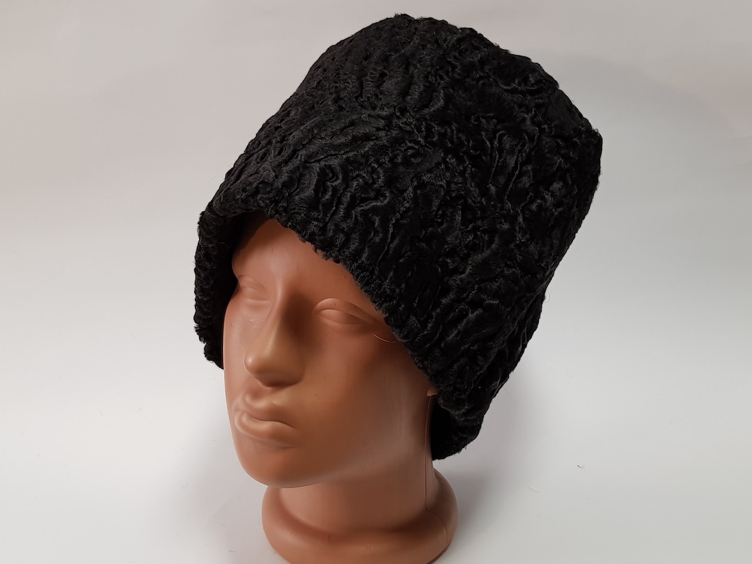 Original Cossack Papakha Natural Astrakhan Fur Karakul Hat Winter Cap ...