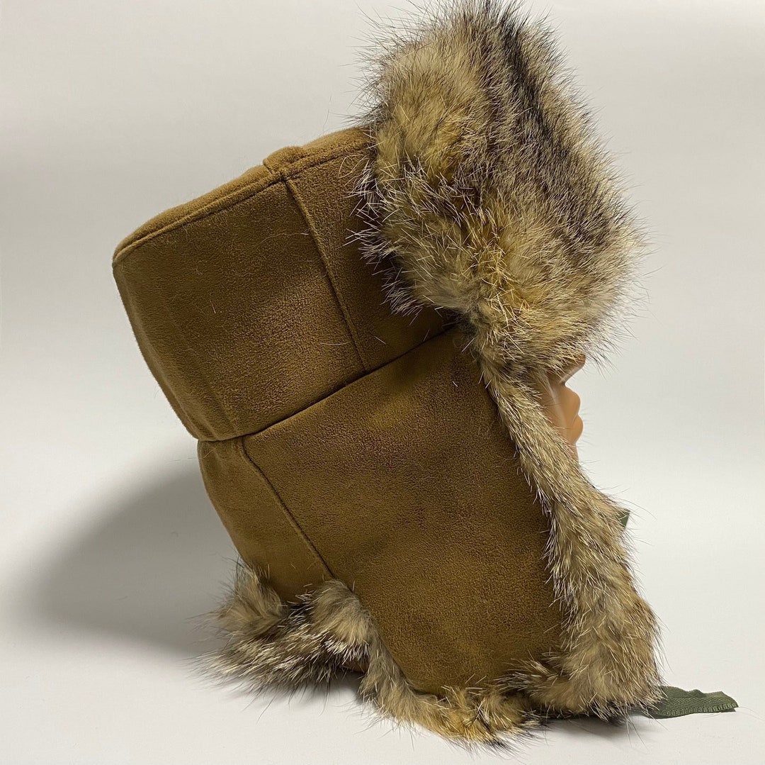 Winter Hat Ushanka, Ear Flap Trapper Hat, Raccoon Fur, Furry Hat - Etsy