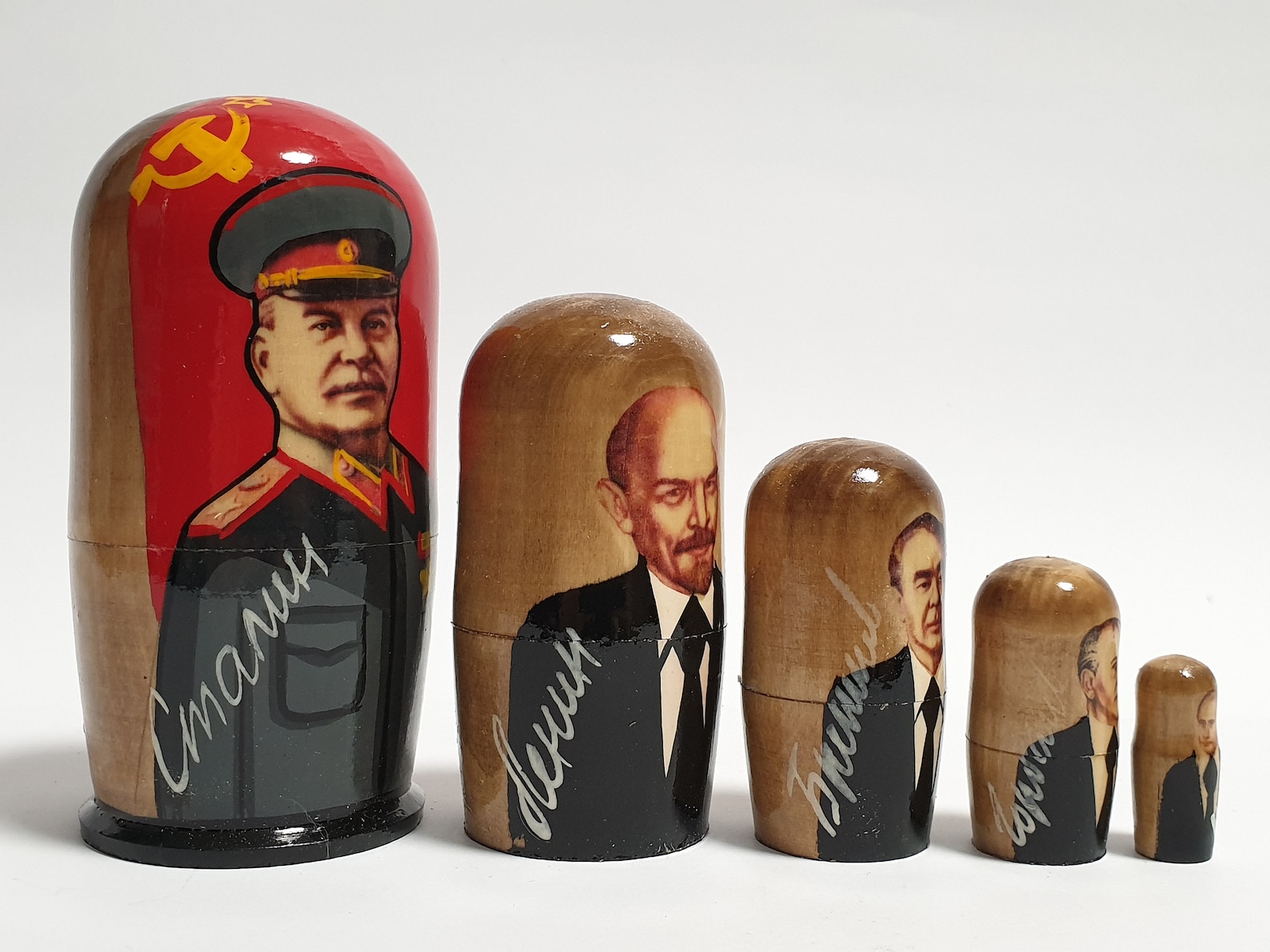 Soviet Nesting Dolls Joseph Stalin Lenin Nested Dolls | Etsy