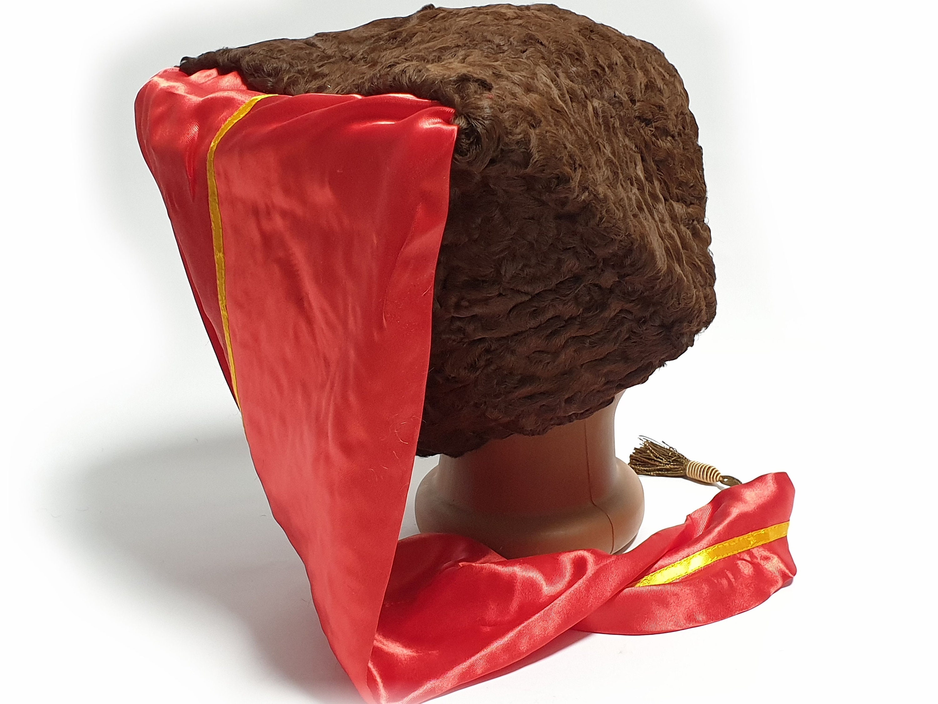 Cossack Hat Papakha Kubanka ELITE Real Fur Astrakhan Karakul Historical ...