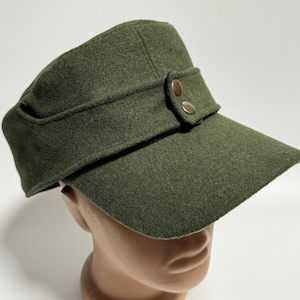 German Military Cap, Army Visor Cap, Austrian Uniform Hat With Ear ...